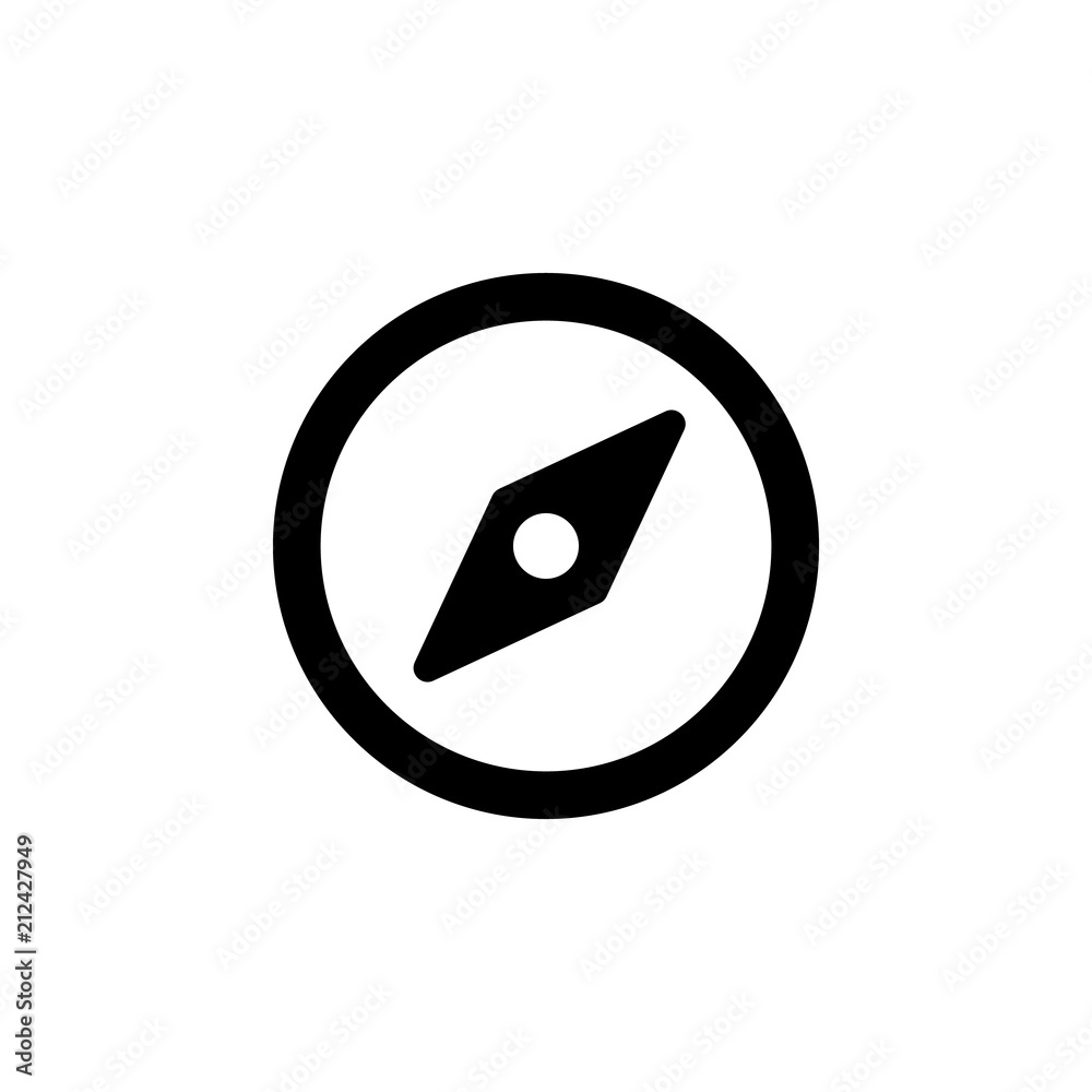 Navigation Icon Badge Vector Stock Vector | Adobe Stock