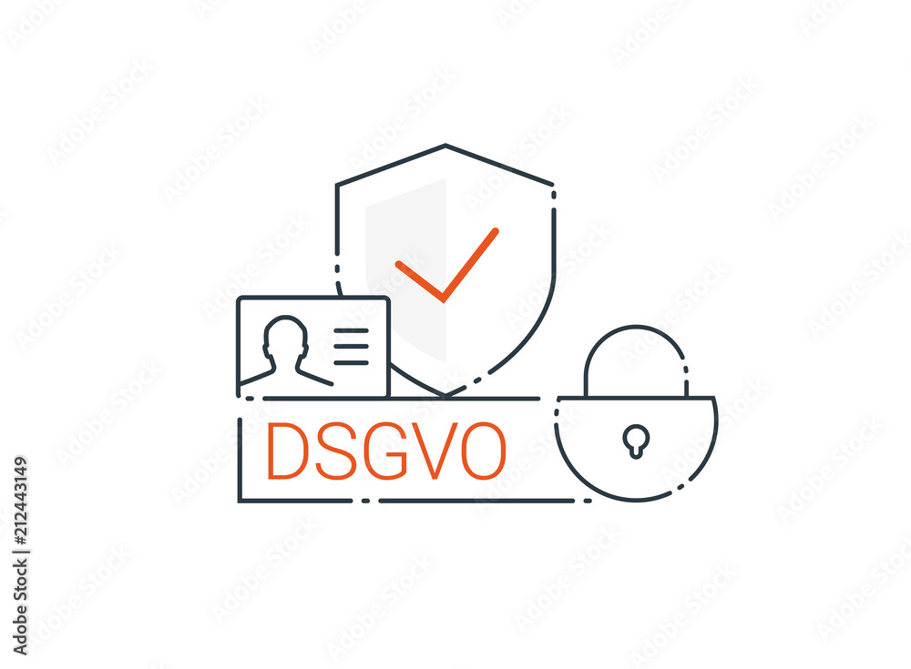 DSGVO, General Data Protection Regulation, germany. Digital and ...