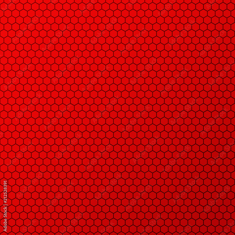 Red honeycomb design abstract background. Stock Illustration | Adobe Stock