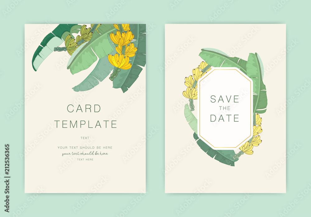 Banana Invitation Template
