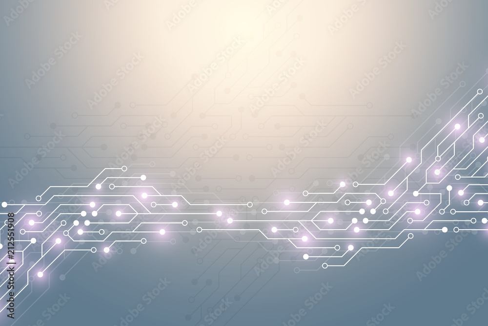 Abstract technology background with circuit board texture. Graphic ...