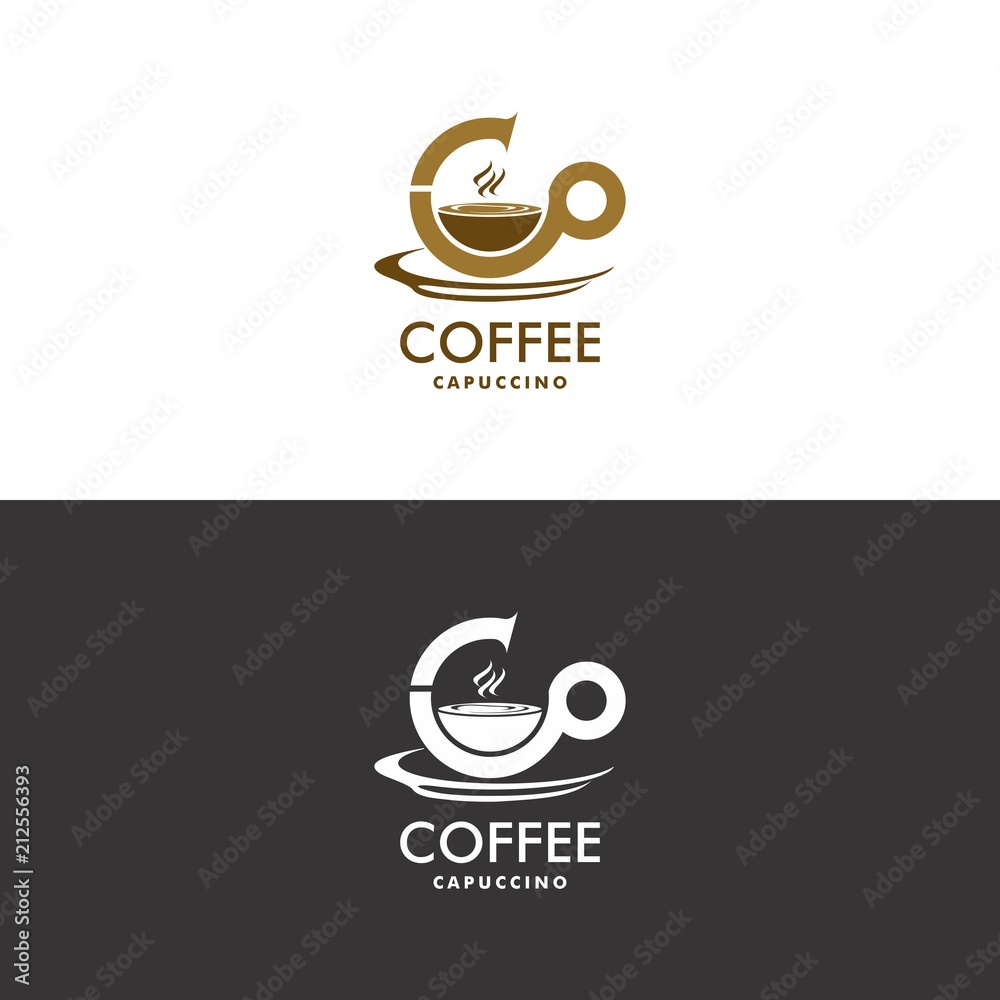 Coffee Logo in Vector Stock Vector | Adobe Stock