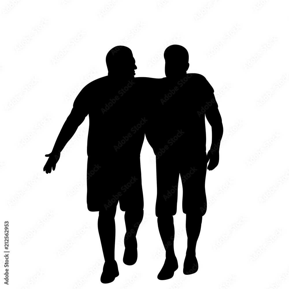 Black And White Guy Friends