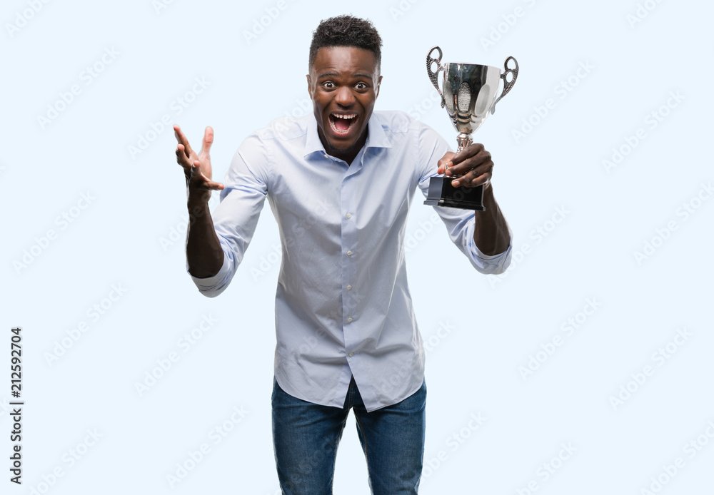 Excited Winner