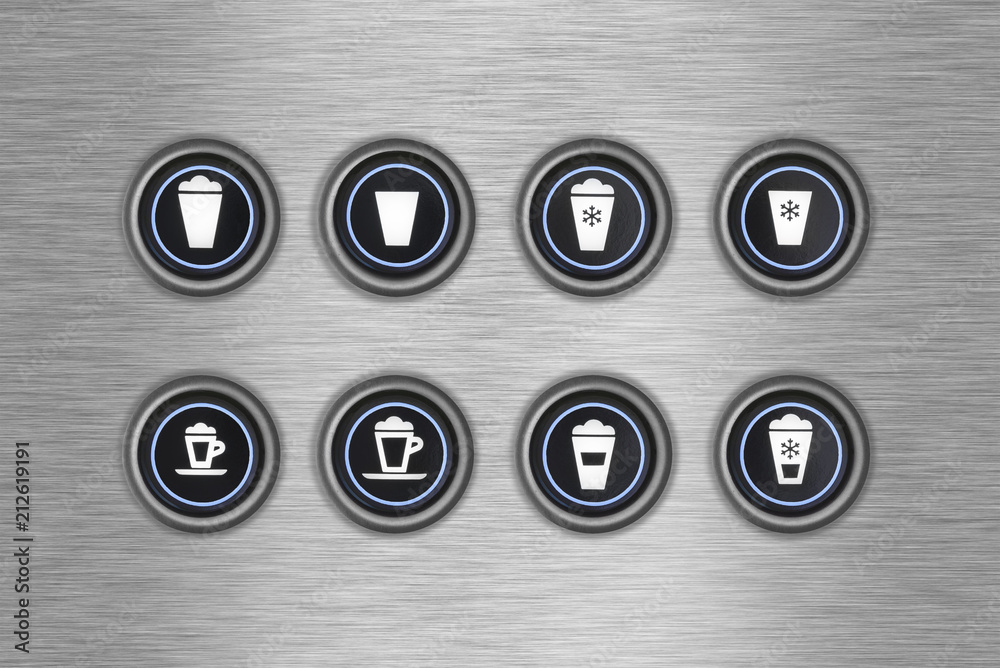 Buttons in the coffee machine Configuration modes of the coffee machine ...