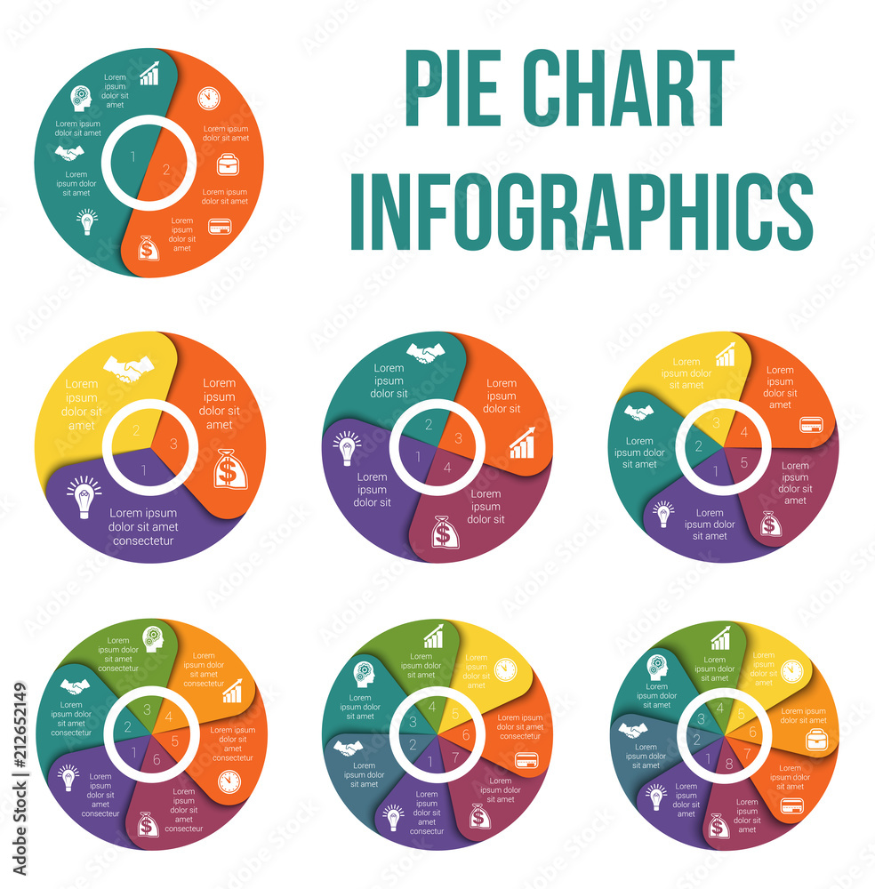 Pie chart diagram data Elements For Template infographic. Infographics ...