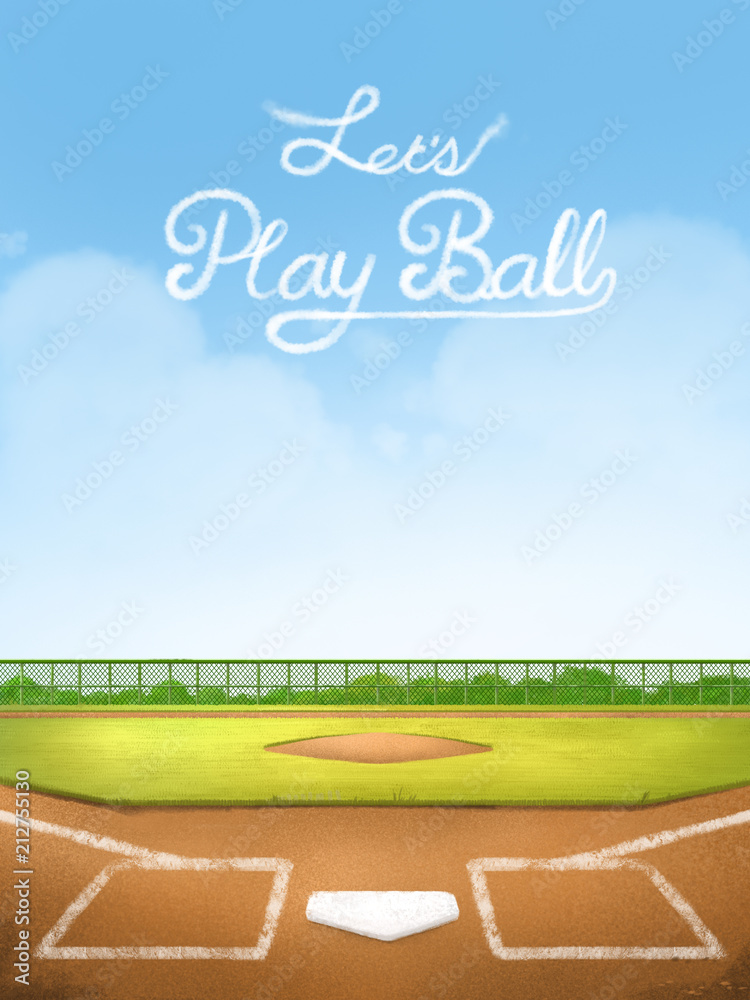 Baseball Field Painting