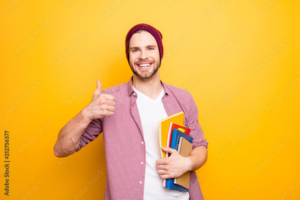 Academic high school swag stylish modern nerd exam people good mood ...