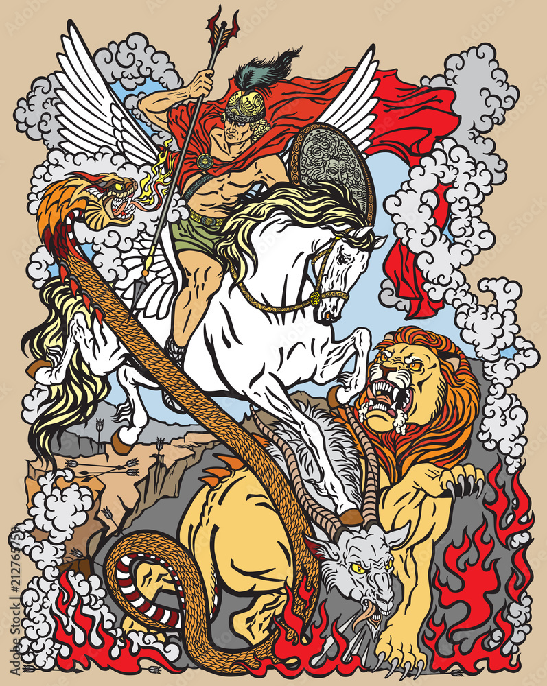 Greek Mythology Pegasus And Bellerophon