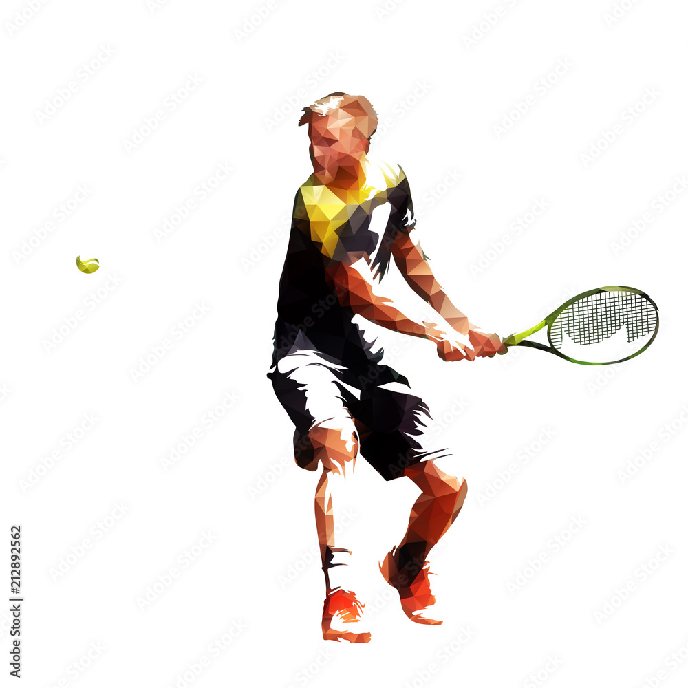 Tennis Player Vector