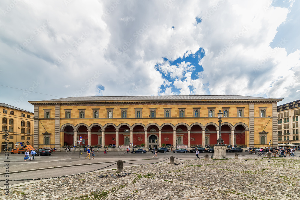 Munich, Germany June 09, 2018: Palais Toerring-Jettenbach in ...