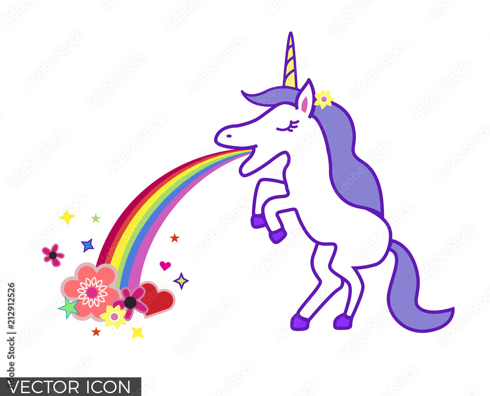 Unicorns Throwing Up Rainbows