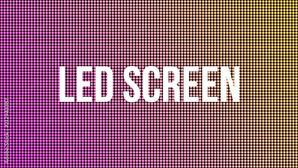 Creative vector illustration of led screen macro texture isolated on ...