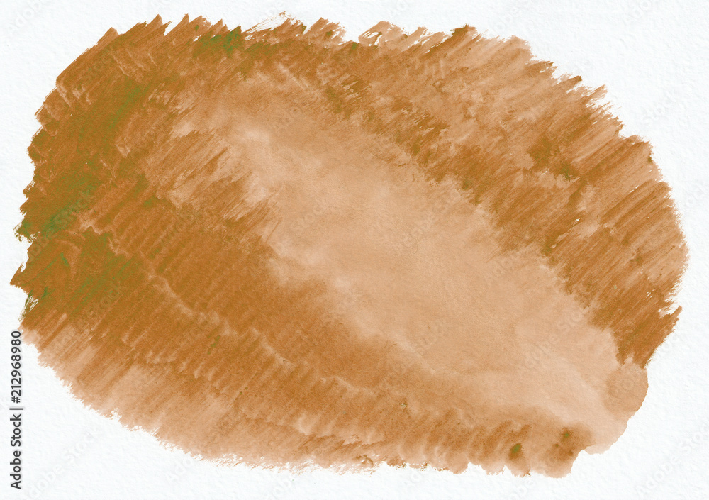 Orange ginger horizontal watercolor gradient hand drawn background. It ...