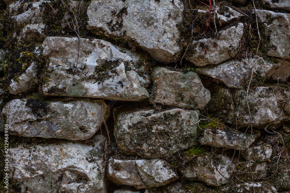 Mossy Cobblestone Wall