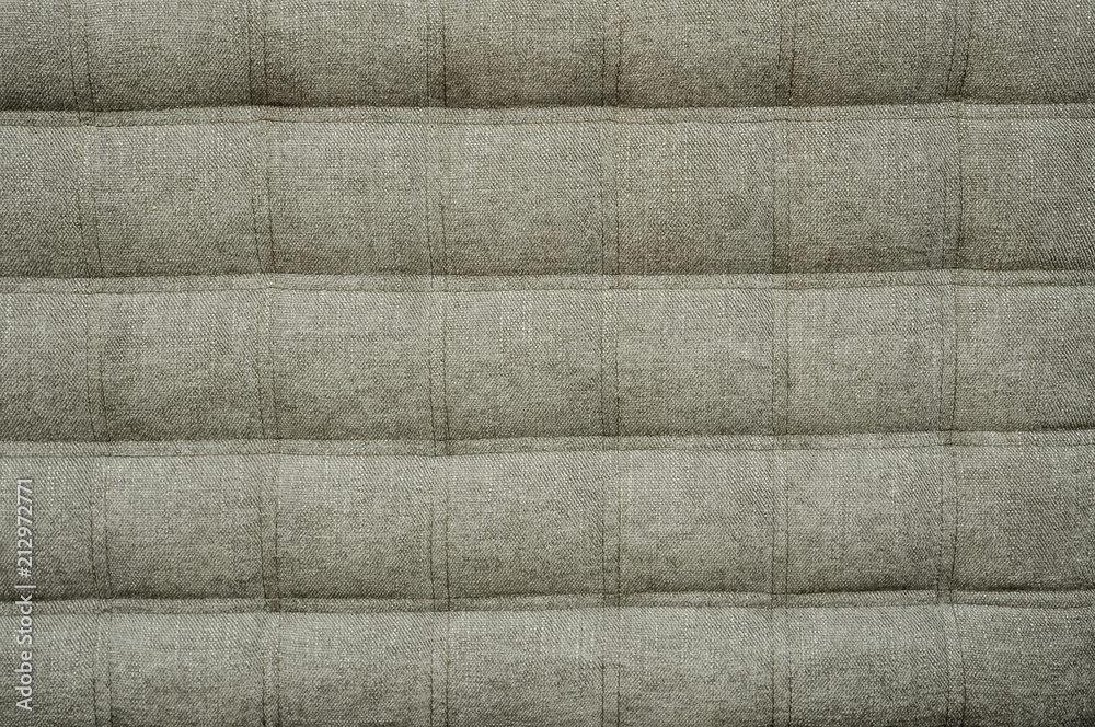 Coach type cloth matting screed tightened with buttons. Natural ...