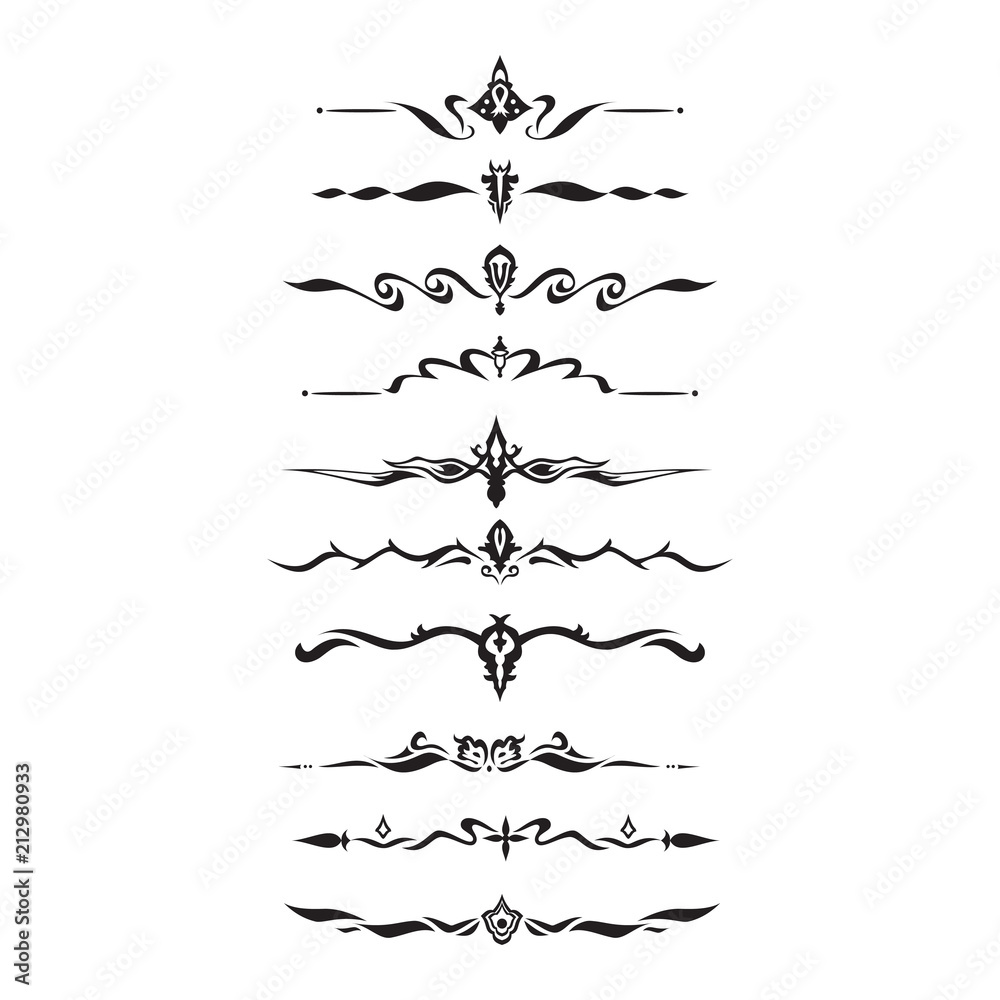 Decorative Text Separators