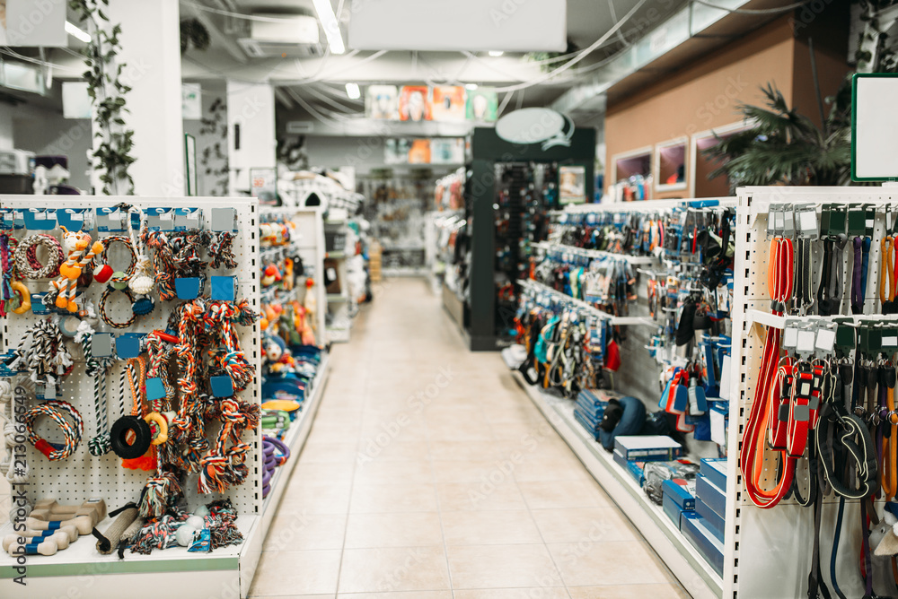 Pet accessories store store