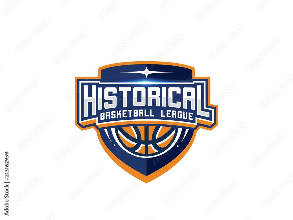 basketball logo Stock Vector | Adobe Stock