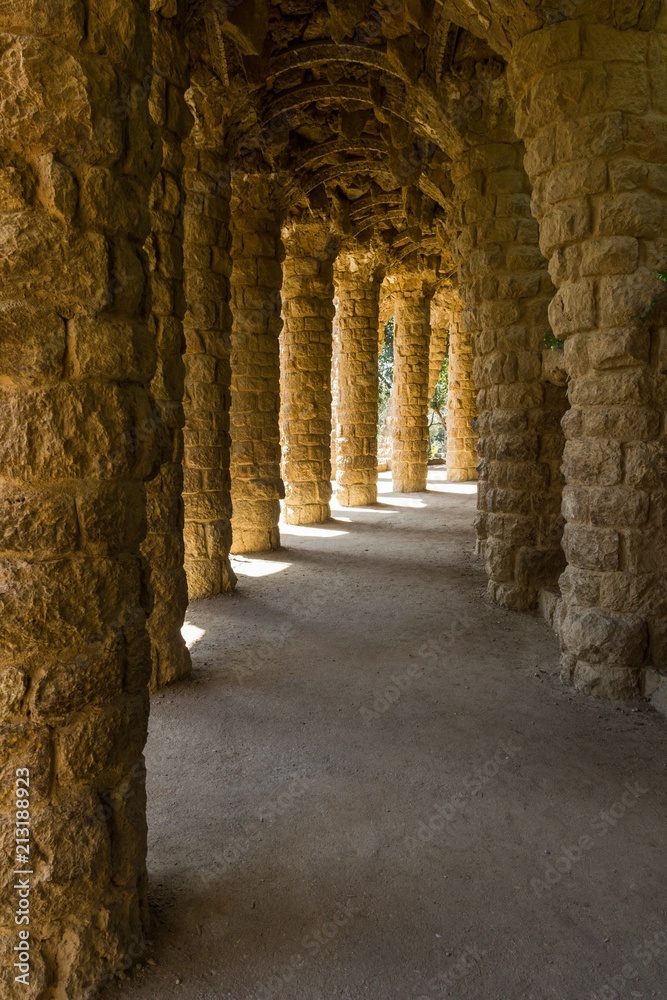 Park Guell Columns