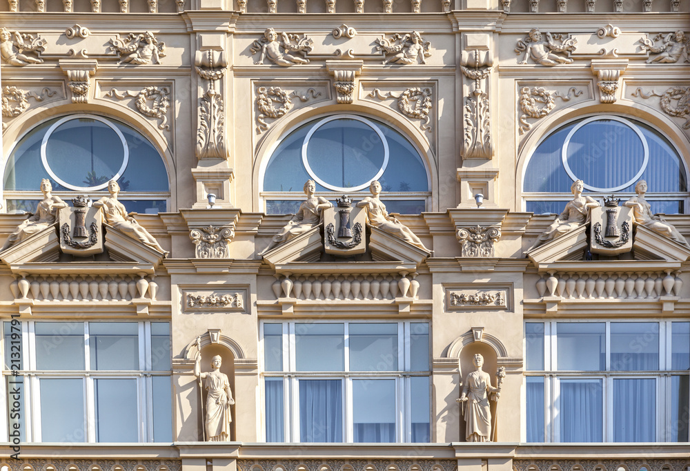 Elements of the architecture of the 18th century Stock Photo | Adobe Stock