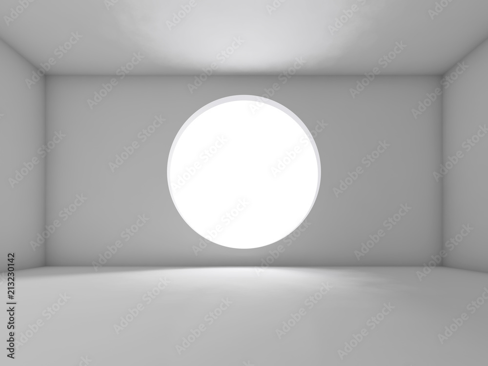 Round window, front view. Background, 3d Stock Illustration | Adobe Stock