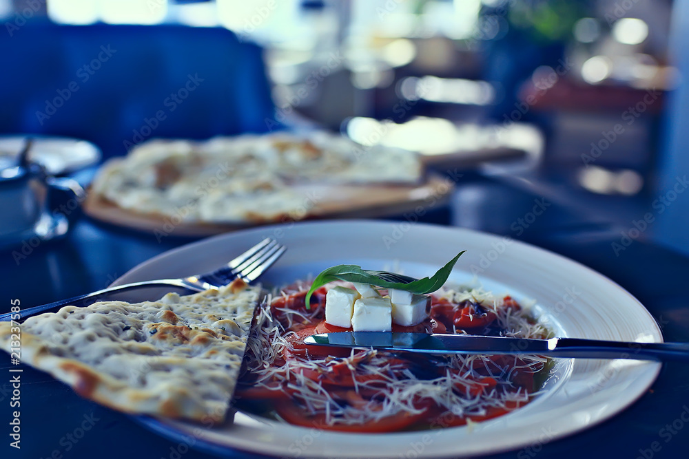 table setting for lunch in a restaurant Stock Photo | Adobe Stock
