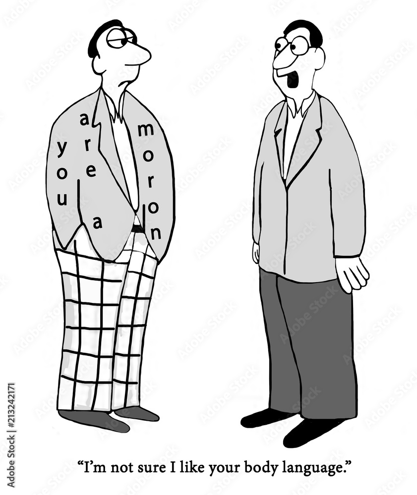 Body language Stock Photo | Adobe Stock