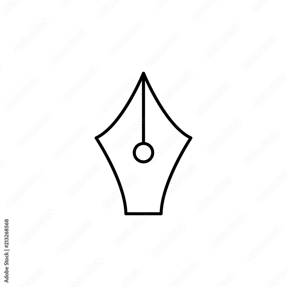 Fountain Pen Outline