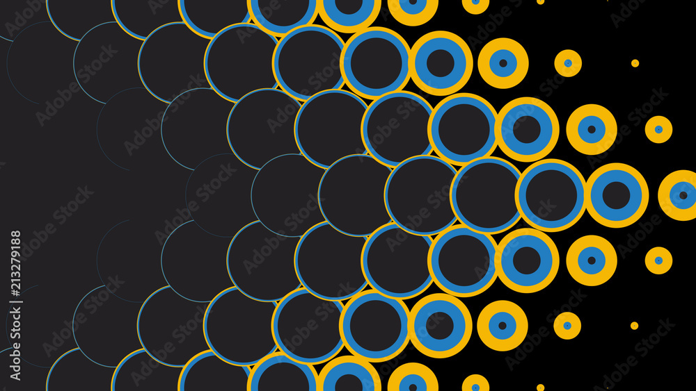 Tri-Color Circle Transitions 2 Stock Template | Adobe Stock