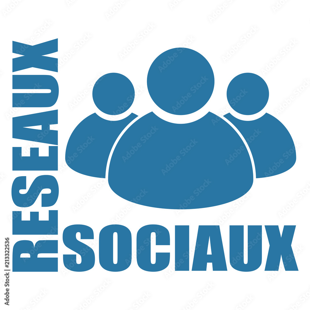 Logo réseaux sociaux. Stock Vector | Adobe Stock
