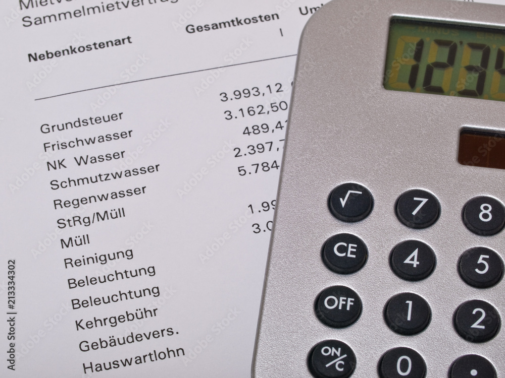 Nebenkostenabrechnung Warmwasser Berechnung