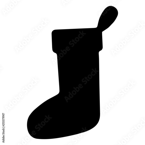Christmas Stocking Silhouette