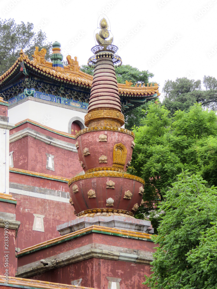 Site of Sumeru Temple at the Wanshou Longevity Hill, Summer Palace ...