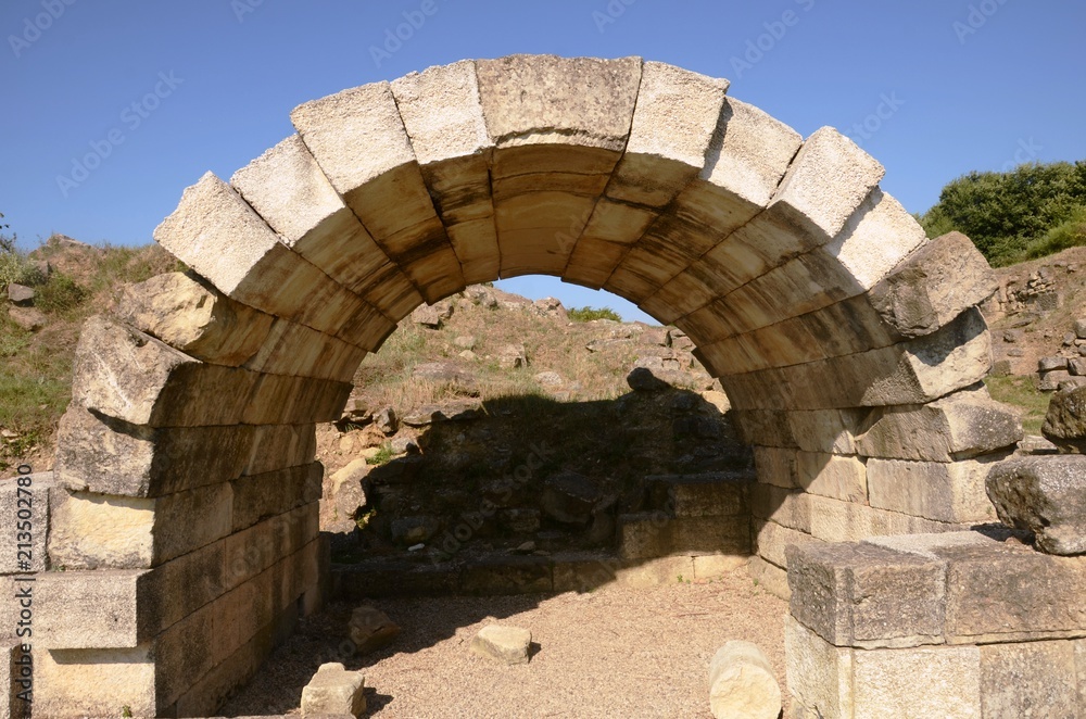 Albanie : Site archéologique greco-romain d’Apollonia d’Illyrie Stock ...