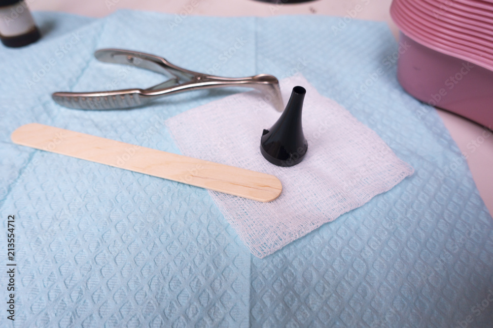 ENT Doctor Instruments. Ear Instruments, Tongue depressor, Nasal ...