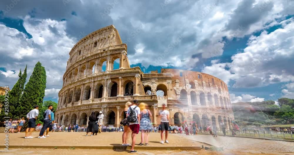 Colosseum in Rome architecture and Landmark with Famous View of Rome ...