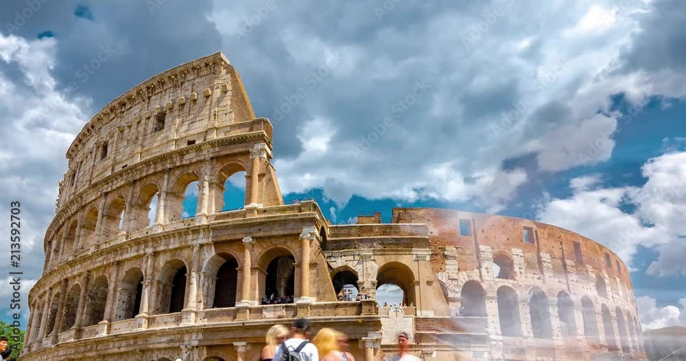 Colosseum in Rome architecture and Landmark with Famous View of Rome ...