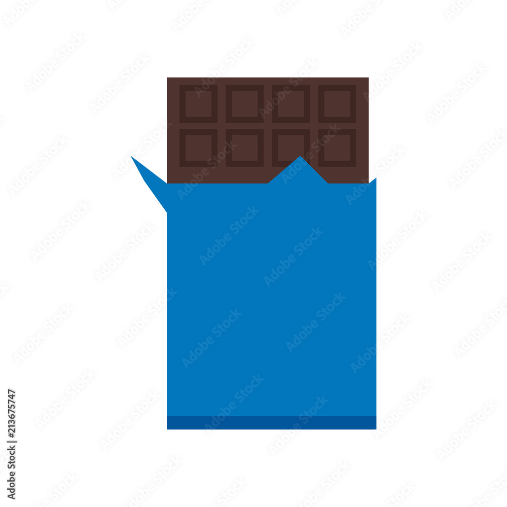 Chocolate icon vector sign and symbol isolated on white background ...