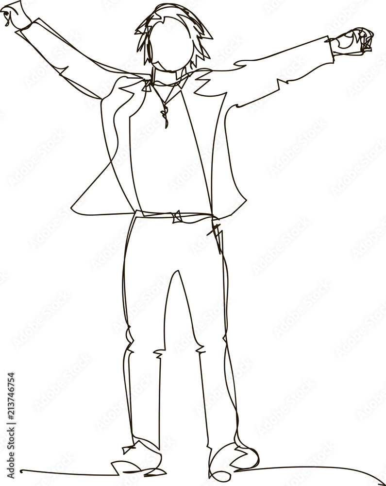 Happy Person Drawing