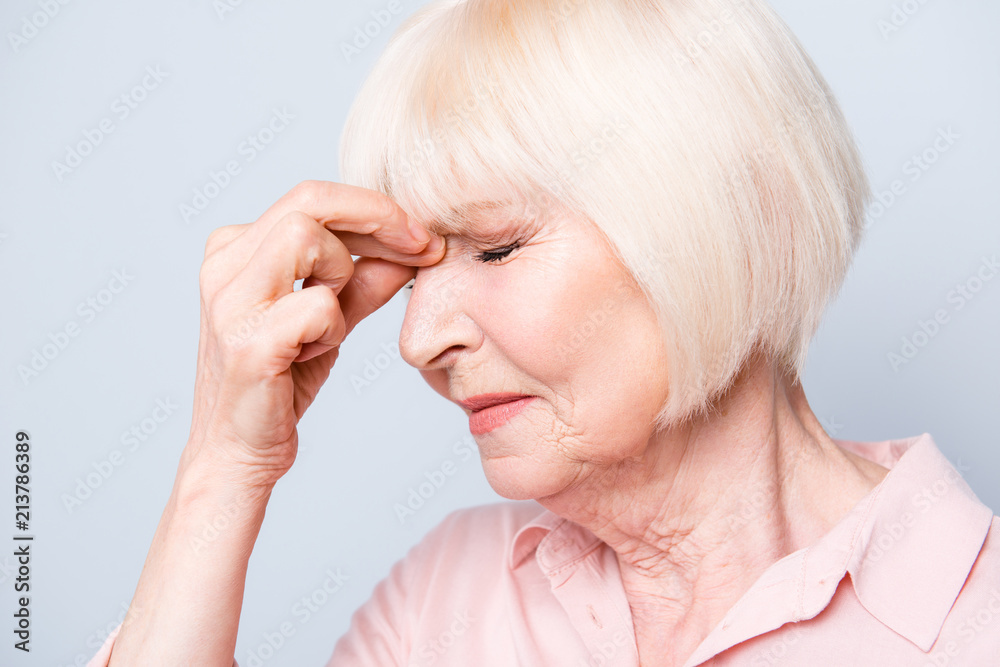 Lady With Head Pain