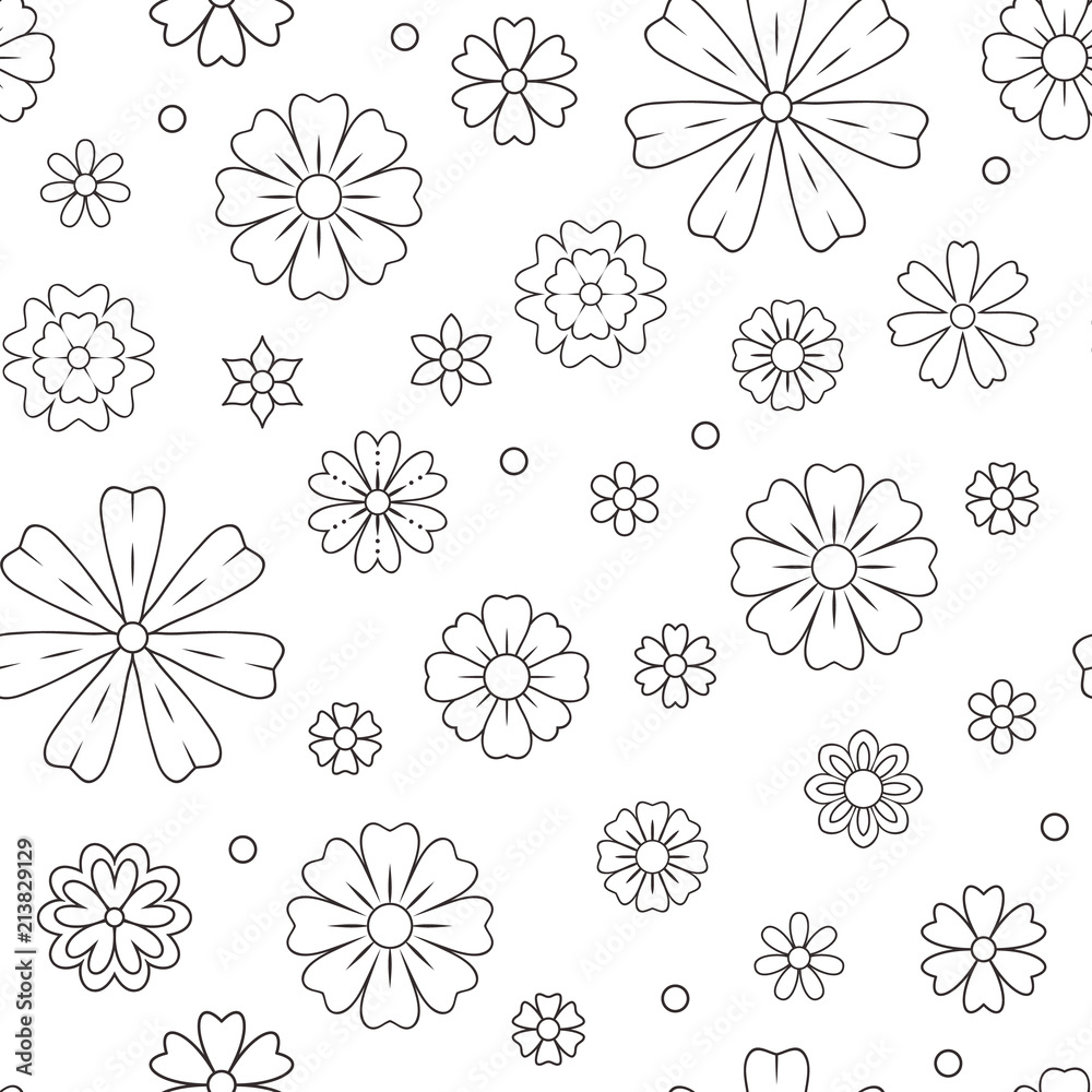 Outline Pictures Of Flowers For Coloring | Best Flower Site