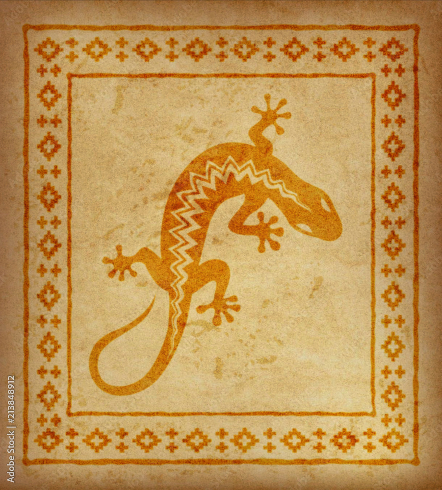 Native American Lizard Symbol