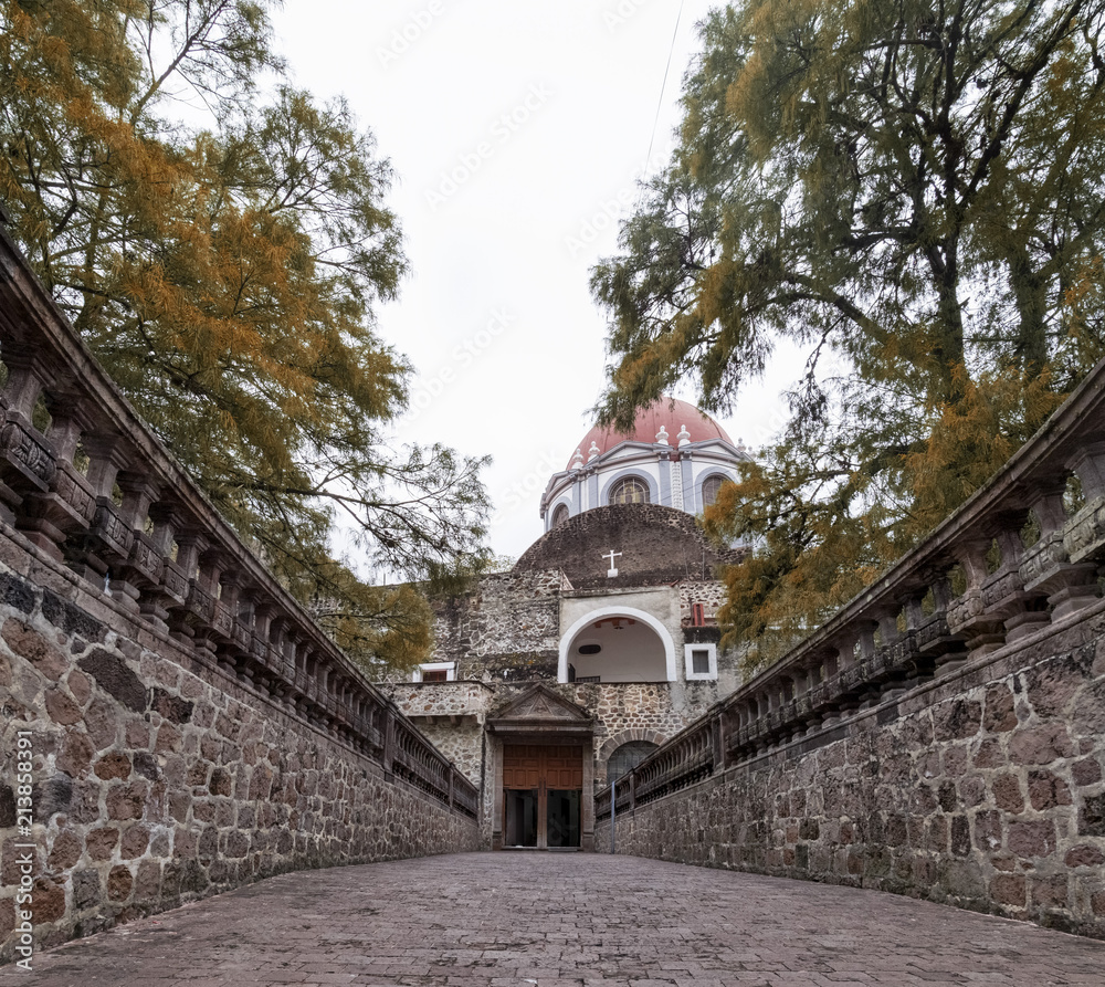 shrine: El Señor de Chalma, Chalma, Malinalco, Mexico Stock Photo ...