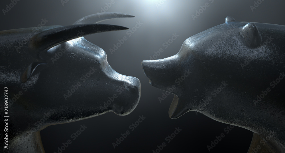 Bull Versus Bear Stock Photo | Adobe Stock