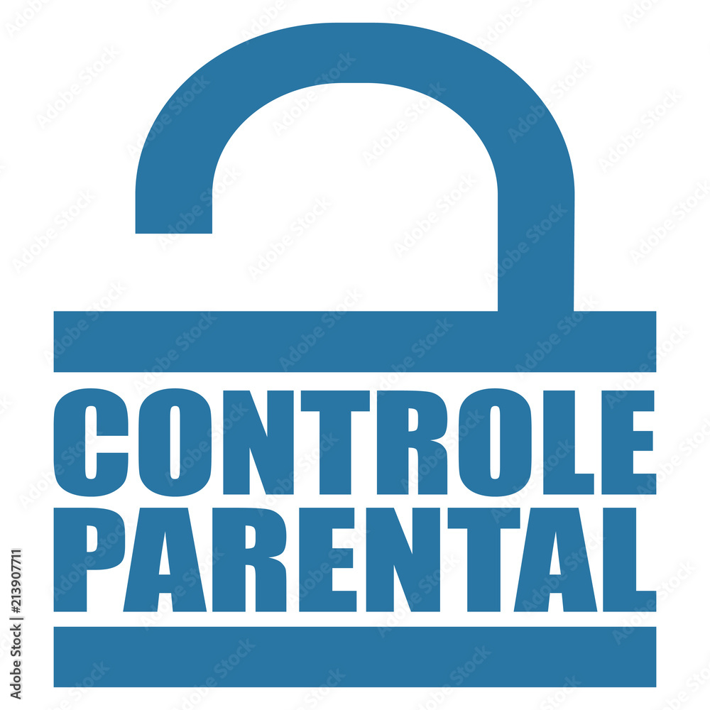 Logo contrôle parental. Stock Vector | Adobe Stock