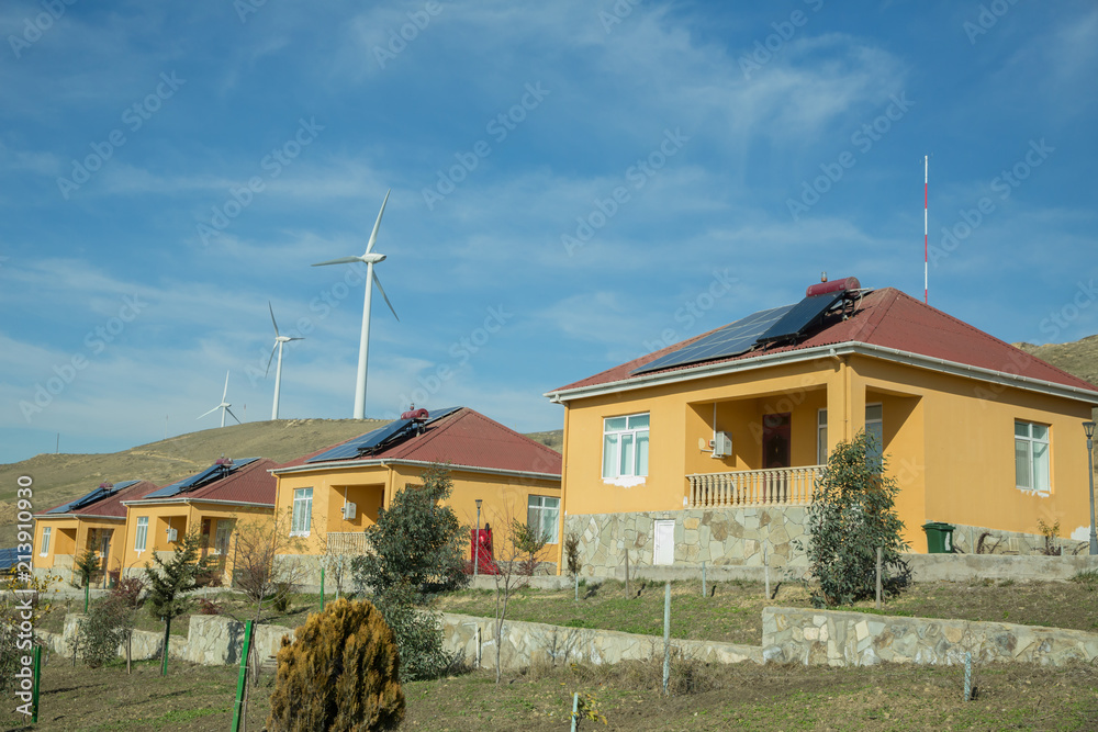 Solar-powered electricity system Home . biogas factory, using sugar ...
