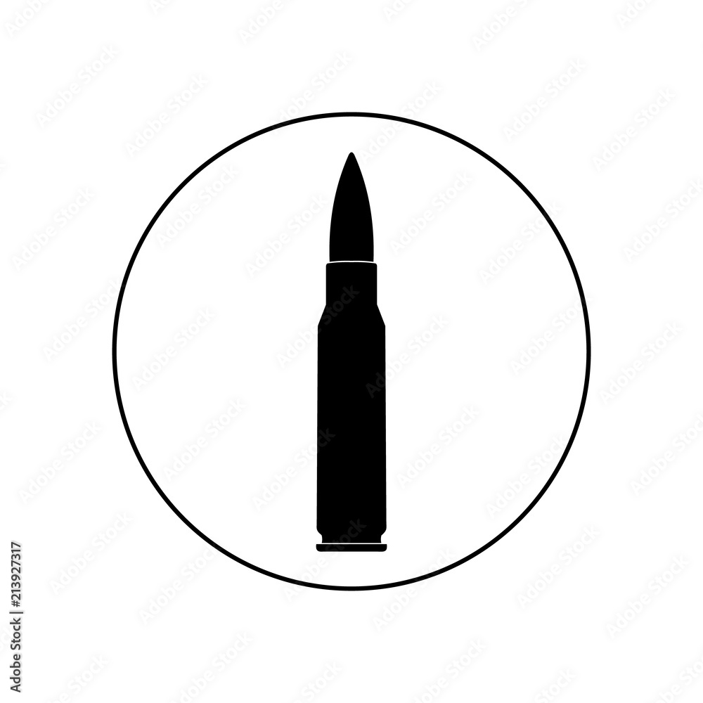 Bullet icon, logo Stock Vector | Adobe Stock