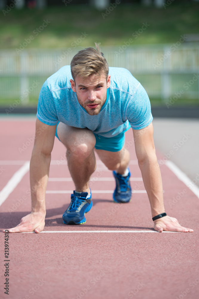 Track Runner Starting Position