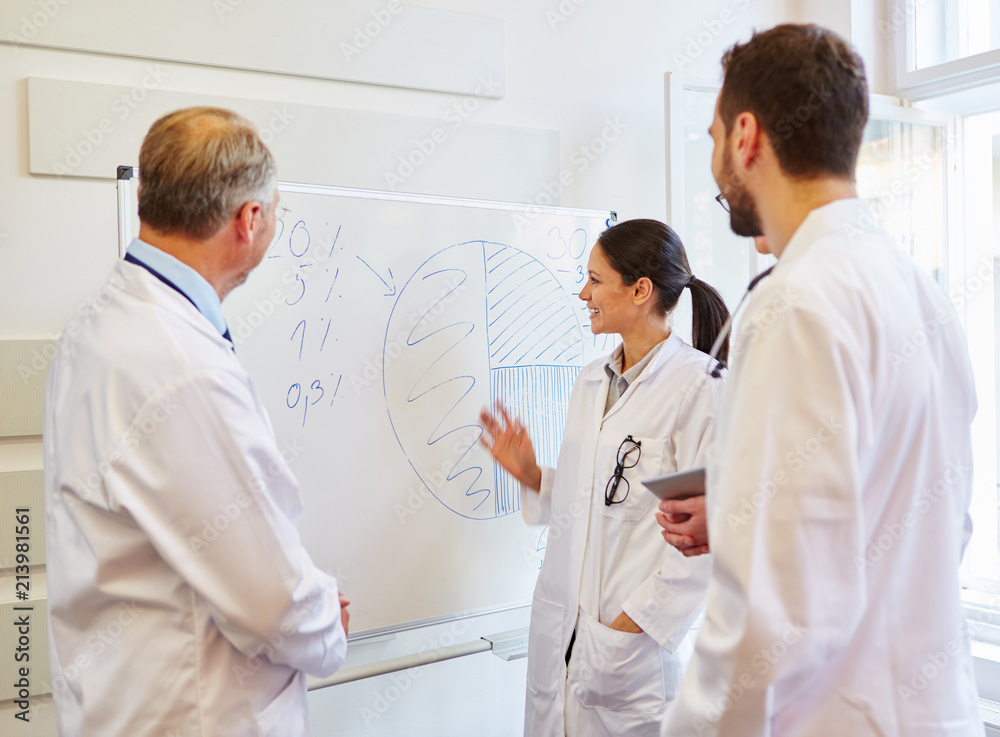 Doctor makes medical presentation Stock Photo | Adobe Stock